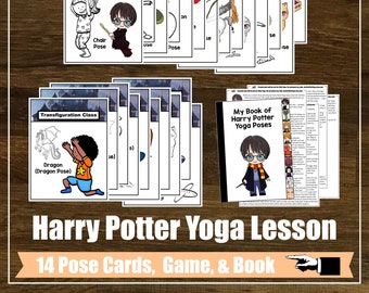 Set of 40 Yoga Block Activity Cards Task Cards Yoga - Etsy