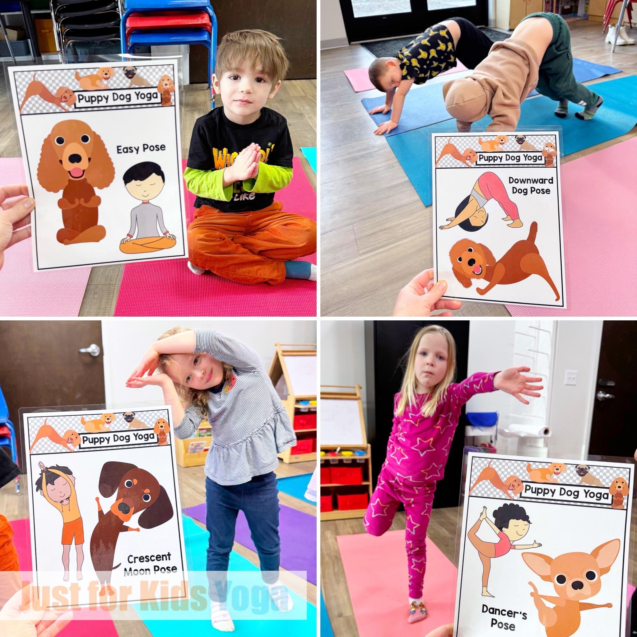 Puppy Dog Yoga Lesson Plan Kit, Animal Yoga, Pets, Mindfulness, Kids ...