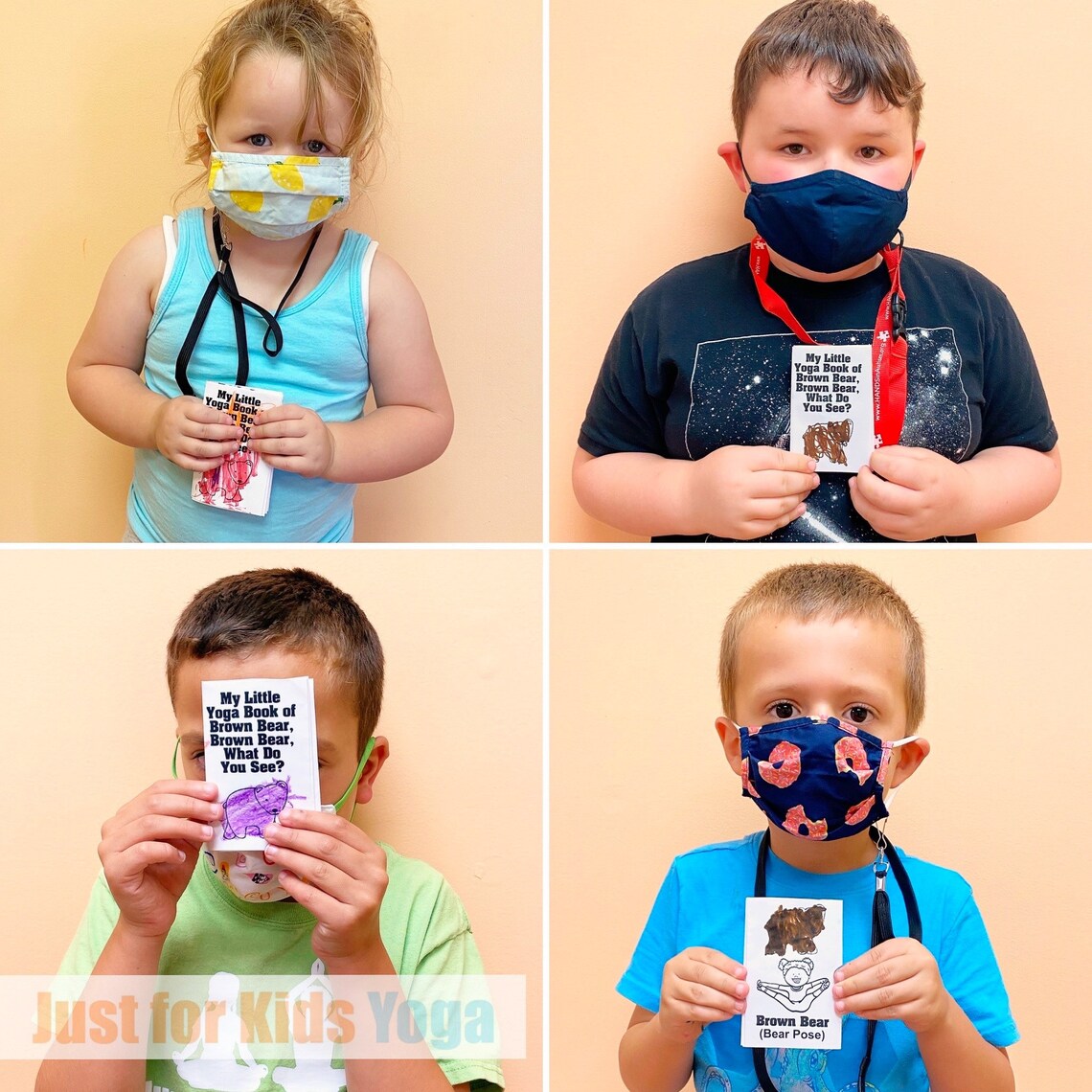 Brown Bear Yoga Lesson Plan Cube Game Mini Book - Etsy