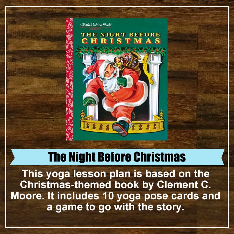 Night Before Christmas Kids Yoga Lesson Plan, Christmas, Story Time ...