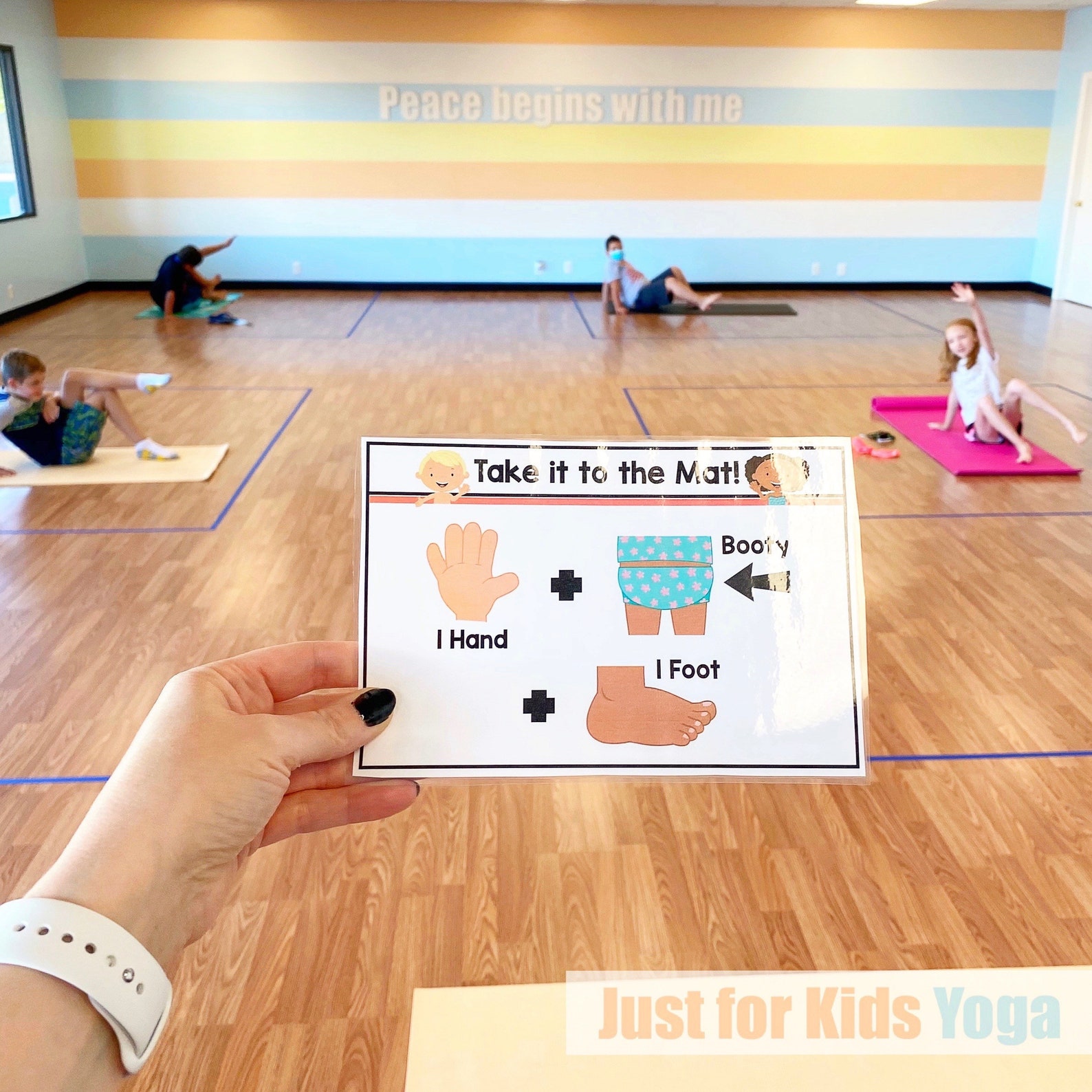Set of 44 Fun "take It to the Mat" Activity Cards, Task Cards, Yoga ...
