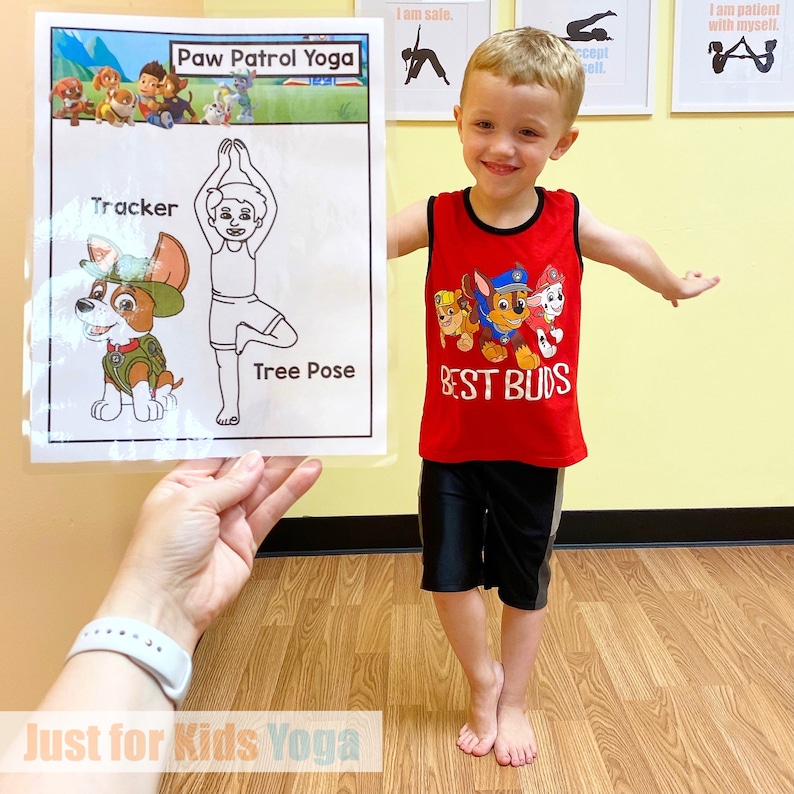 Pup Yoga Lesson Plan Kit, Mindfulness, Kids Yoga Class, Homeschool ...