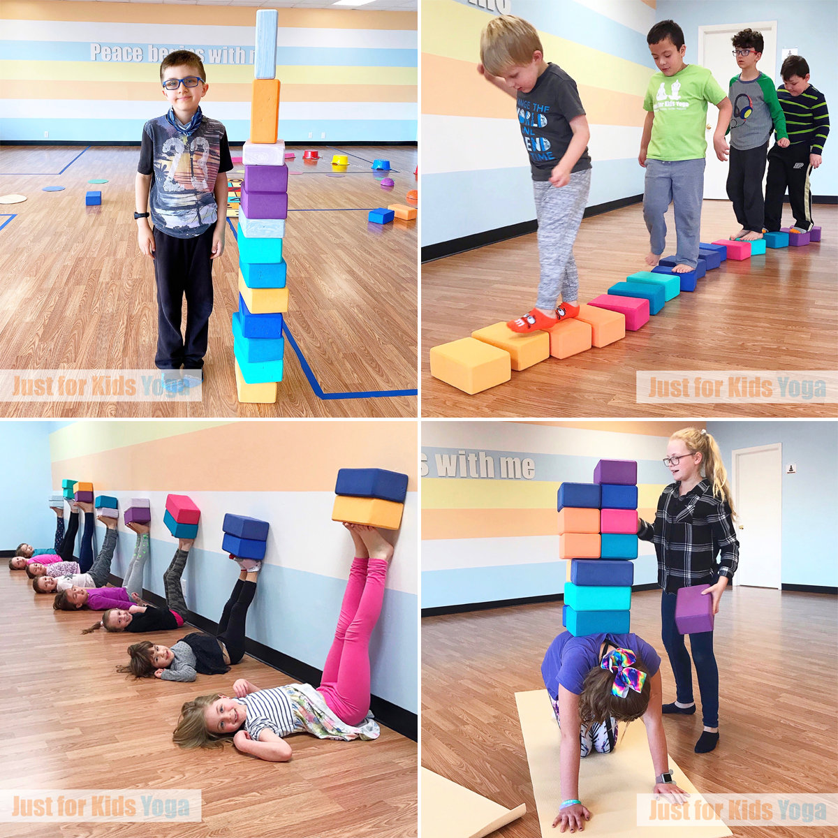 Set of 40 Yoga Block Activity Cards, Task Cards, Yoga, Mindfulness ...