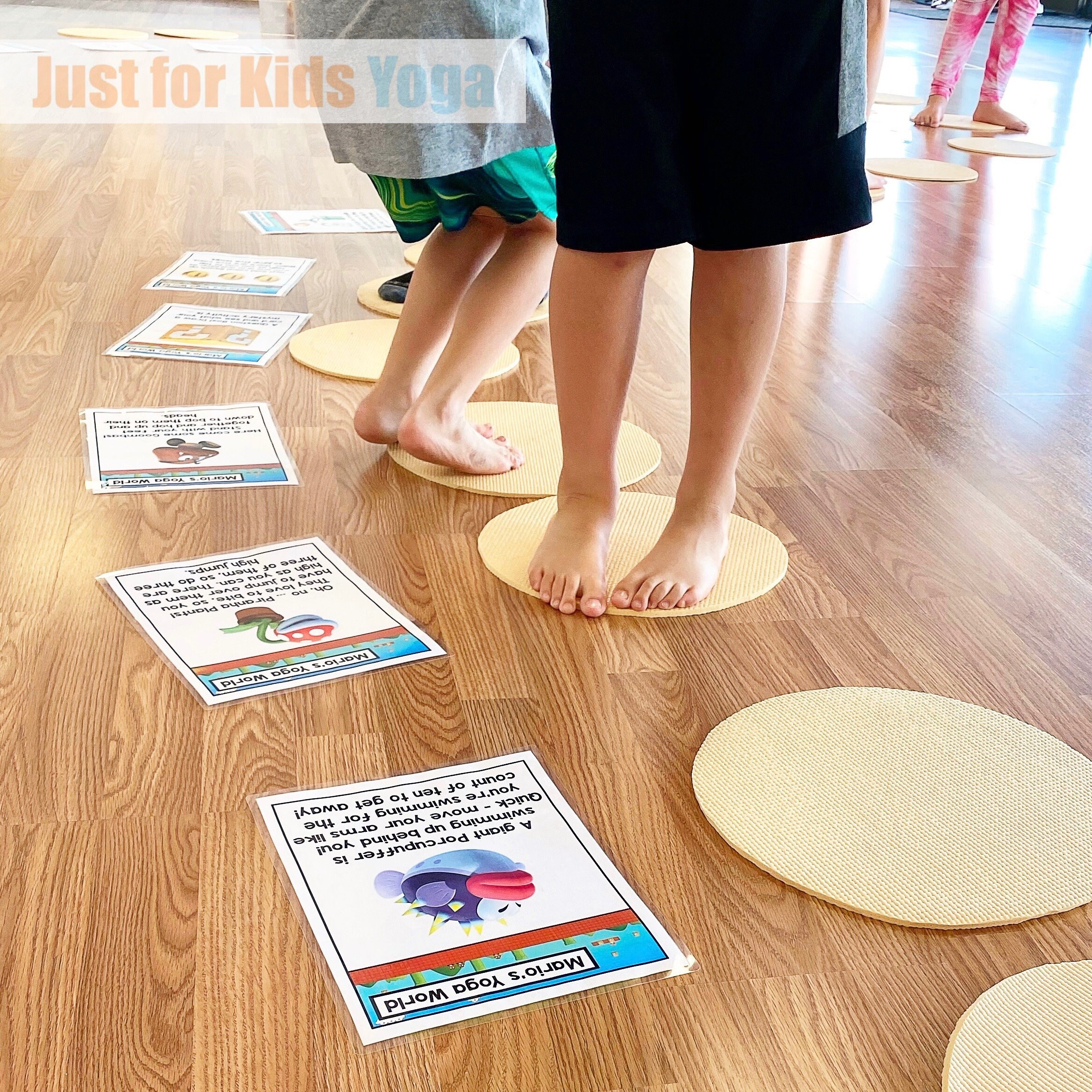 Mario Yoga Lesson Plan Kit, Mindfulness, Kids Yoga Class, Yoga Game ...