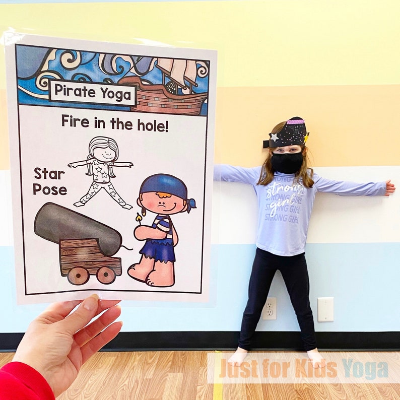 Pirate Yoga Lesson Plan Kit, Mindfulness, Kids Yoga Class, Homeschool ...