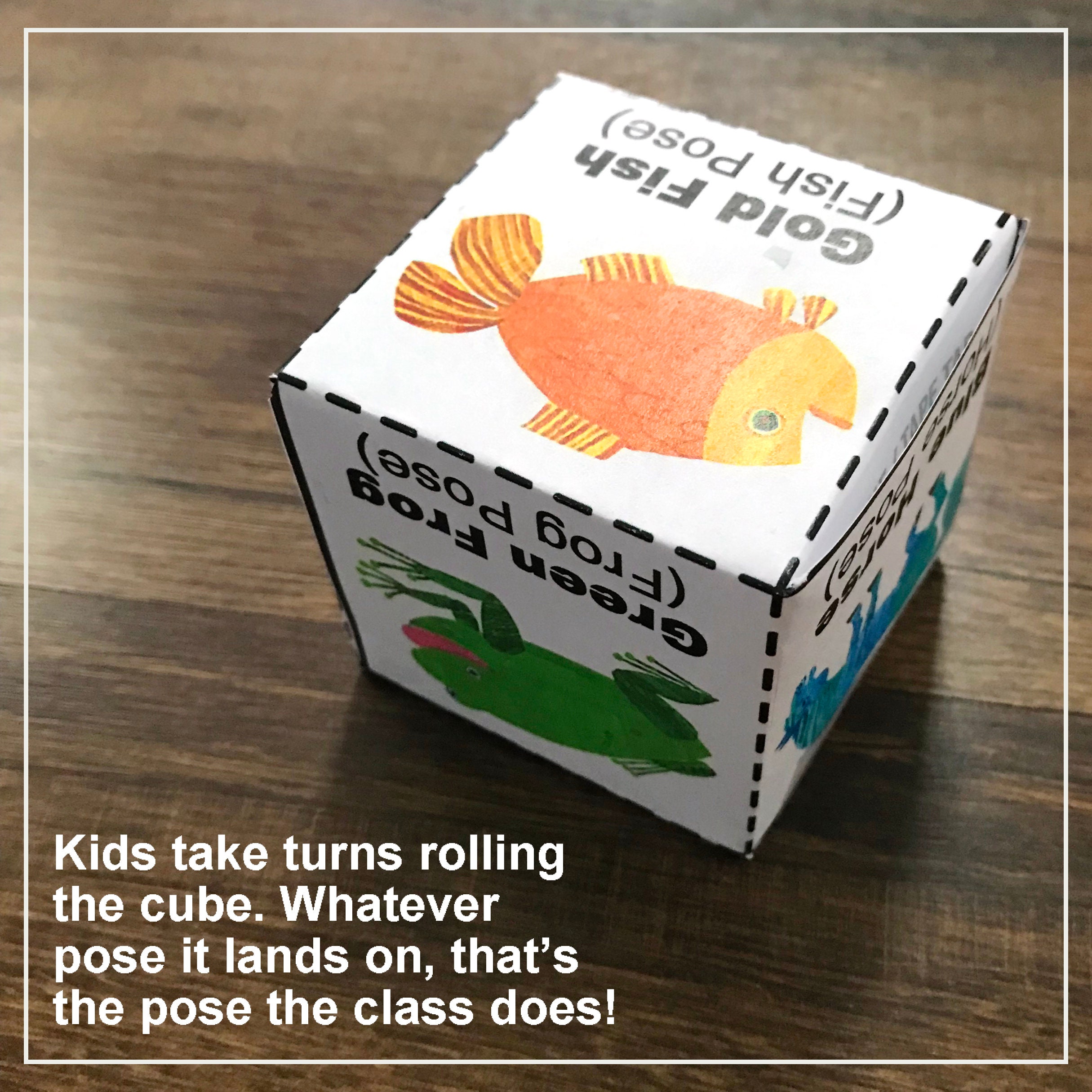 Brown Bear Yoga Lesson Plan Cube Game Mini Book - Etsy