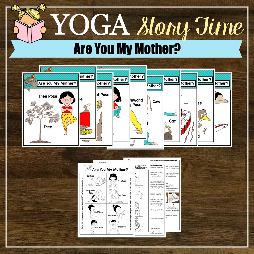 Are You My Mother Lesson Plan, Mini Book, Mindfulness, Kids Yoga Class ...
