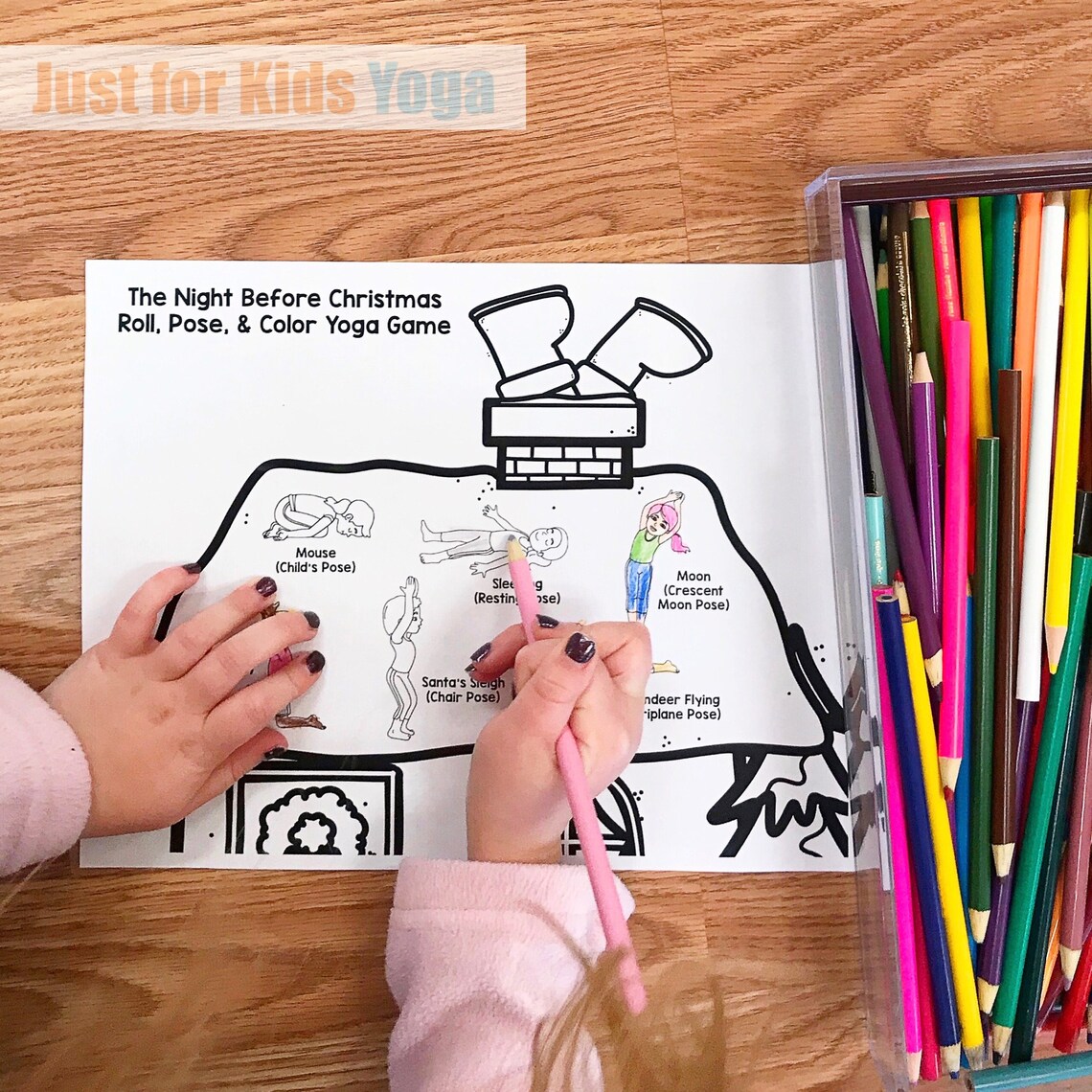 Night Before Christmas Kids Yoga Lesson Plan, Christmas, Story Time ...
