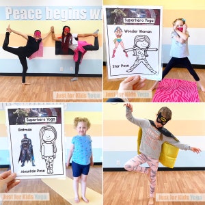 Superhero Yoga Lesson Plan Kit, Adventure Story, Mindfulness, Kids Yoga ...