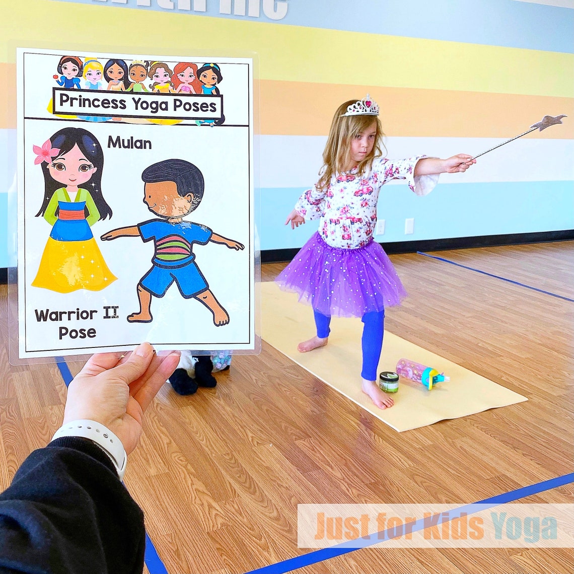 Princess Yoga Lesson Plan Kit, Yoga Game, Mindfulness, Kids Yoga Class ...