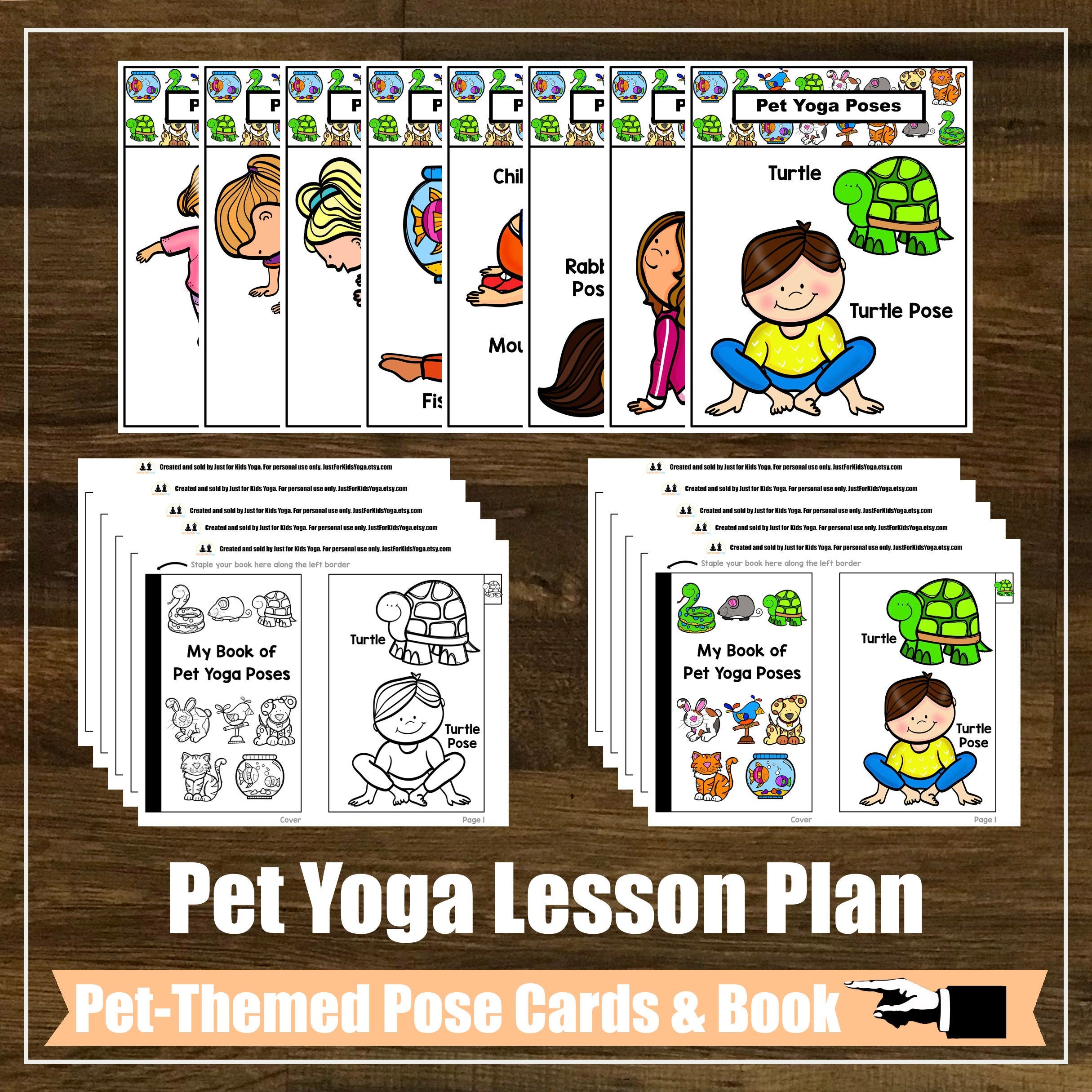 Pet Yoga Lesson Plan Kit, Animal Yoga, Pets, Mindfulness, Kids Yoga ...