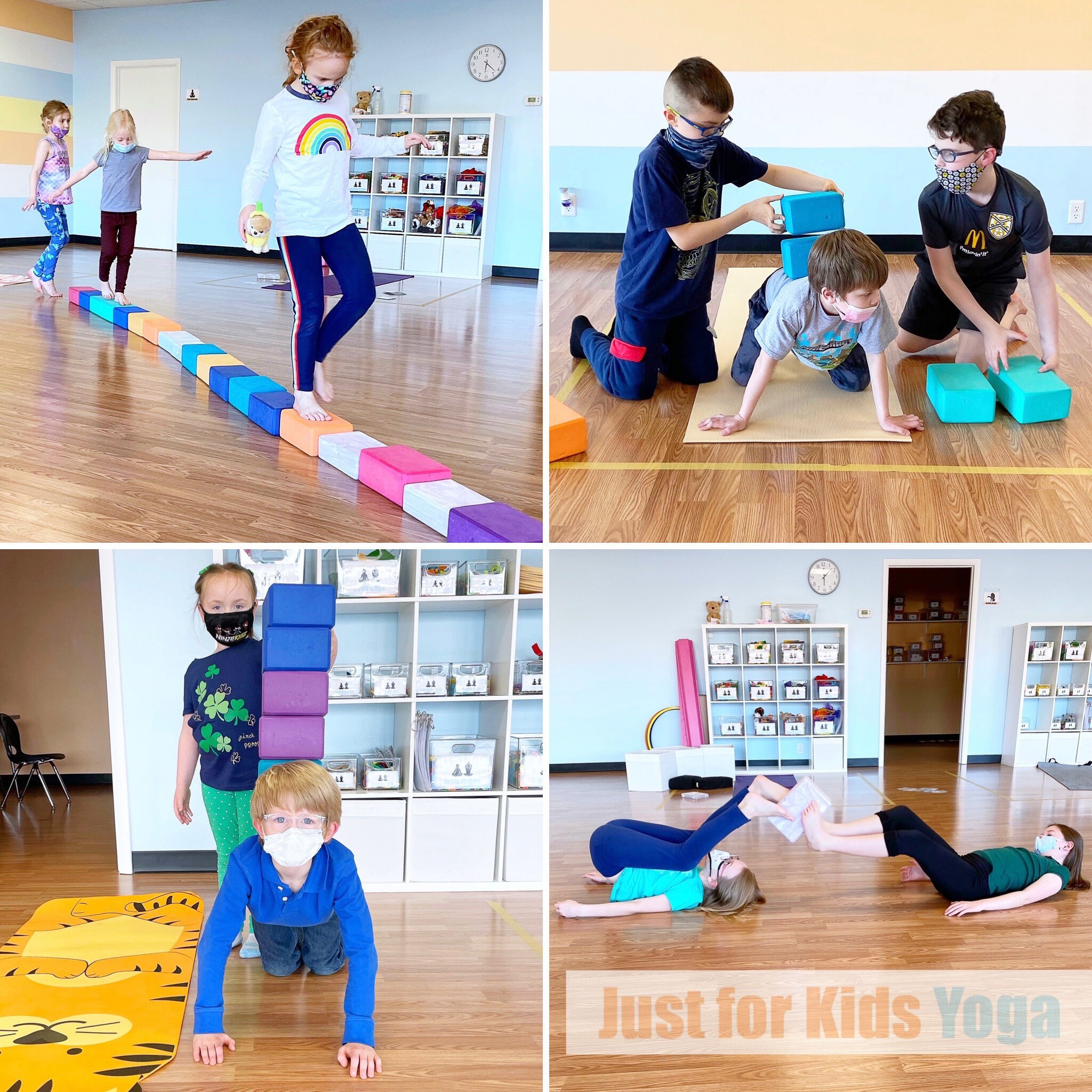 Set of 40 Yoga Block Activity Cards, Task Cards, Yoga, Mindfulness ...