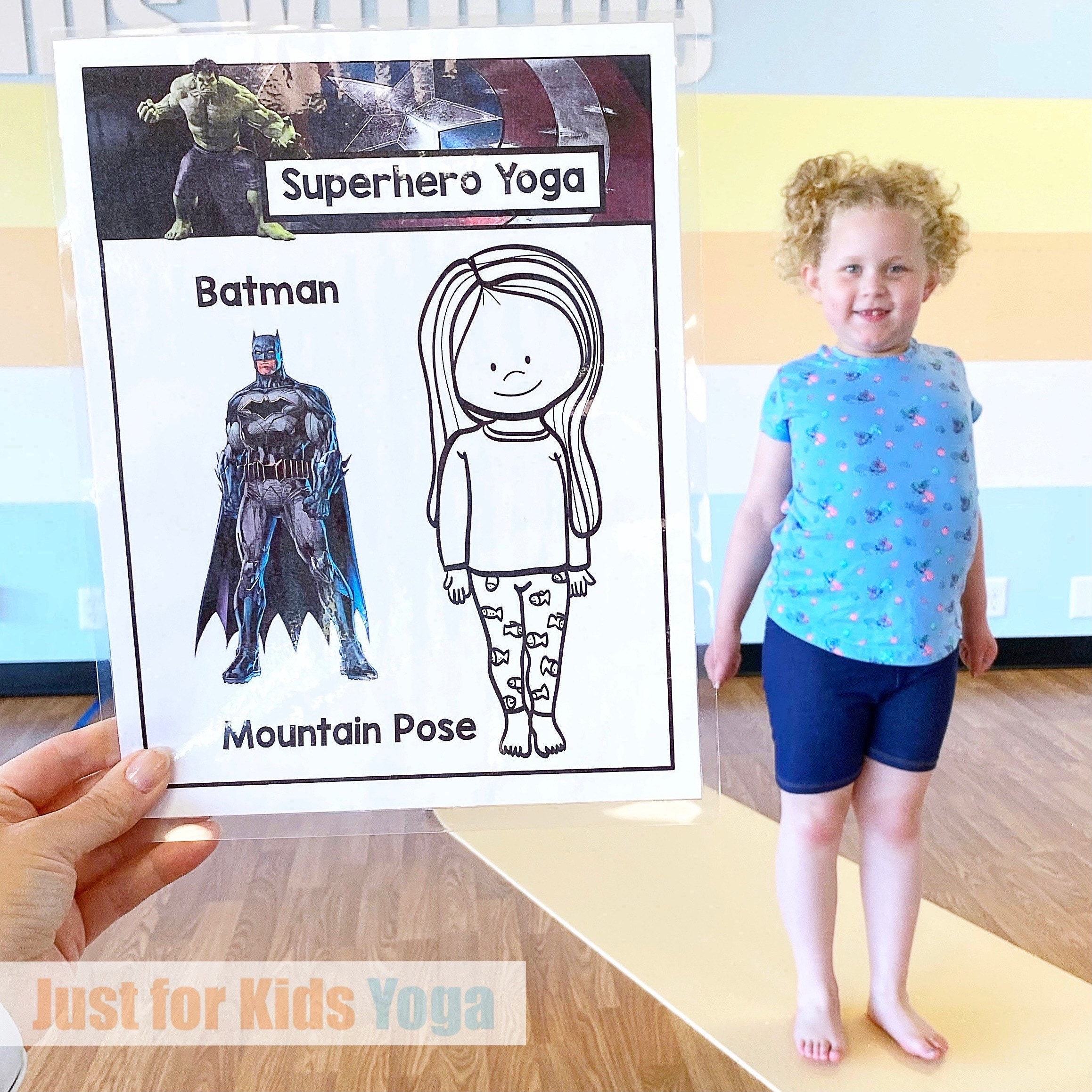 Superhero Yoga Lesson Plan Kit Adventure Story Mindfulness - Etsy