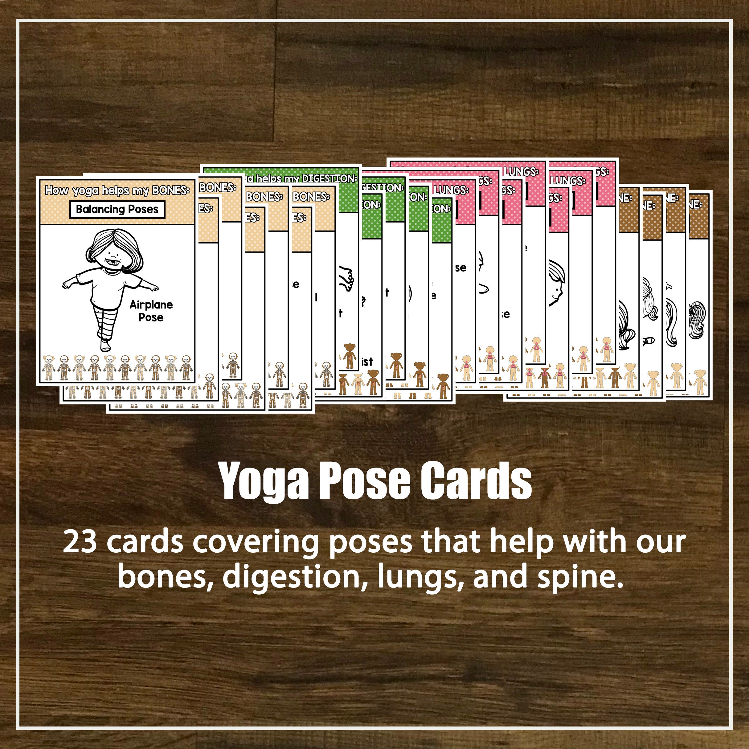 Yoga Anatomy Unit, Yoga Game, Mindfulness, Kids Yoga Class, Homeschool ...