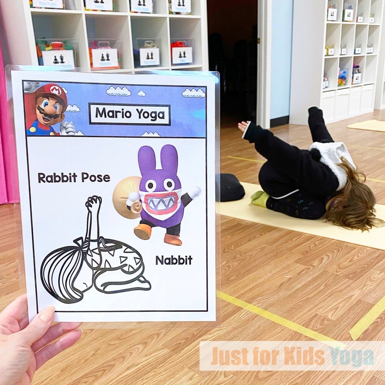 Mario Yoga Lesson Plan Kit, Mindfulness, Kids Yoga Class, Yoga Game ...