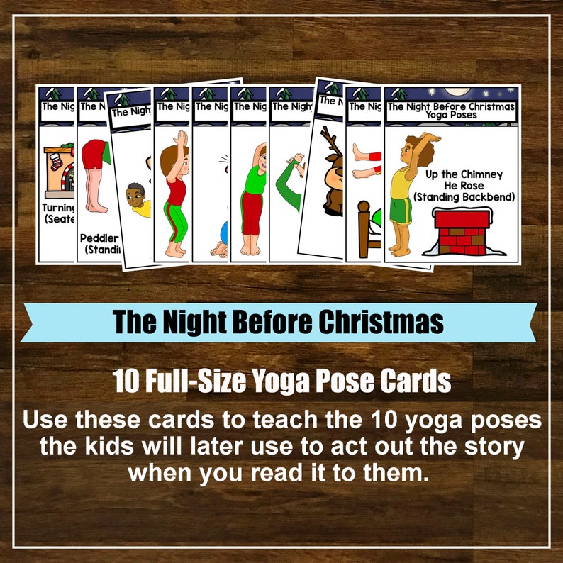 Night Before Christmas Kids Yoga Lesson Plan, Christmas, Story Time ...