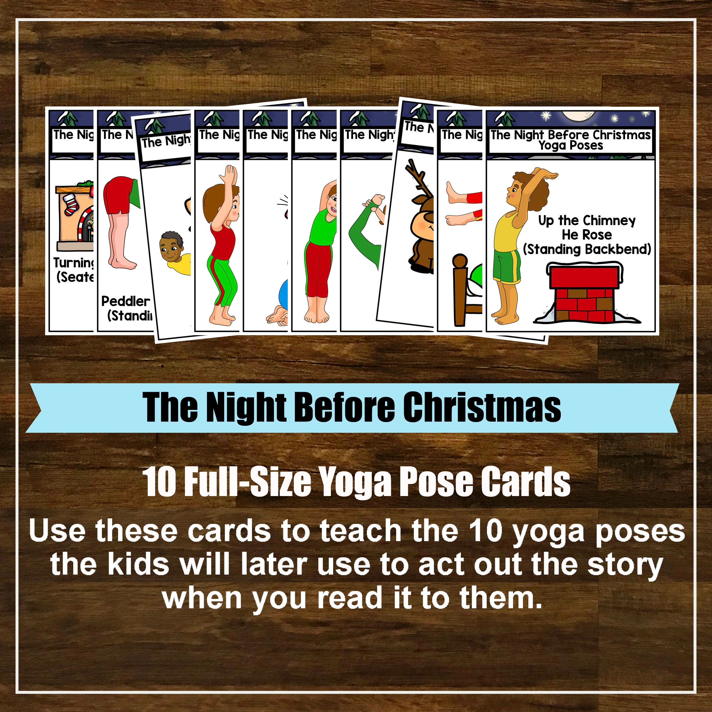 Night Before Christmas Kids Yoga Lesson Plan, Christmas, Story Time ...
