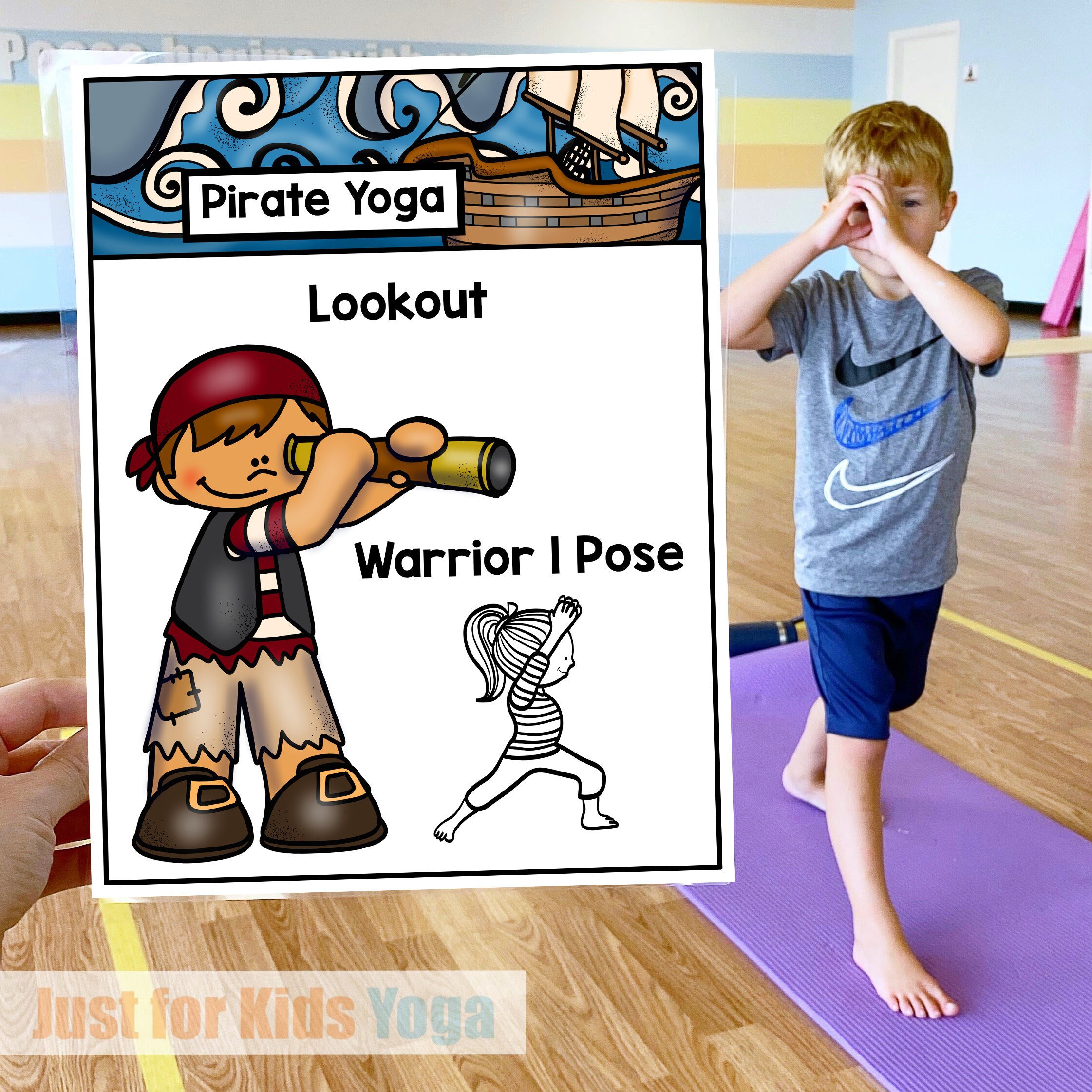 Pirate Yoga Lesson Plan Kit, Mindfulness, Kids Yoga Class, Homeschool ...