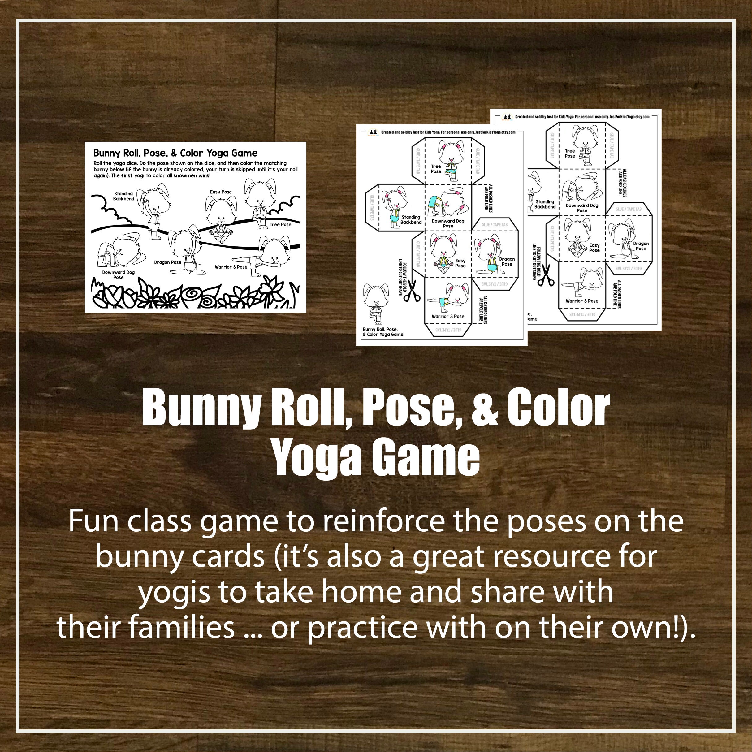 Bunny Kids Yoga Lesson Plan, Mindfulness, Kids Yoga Class, Easter ...