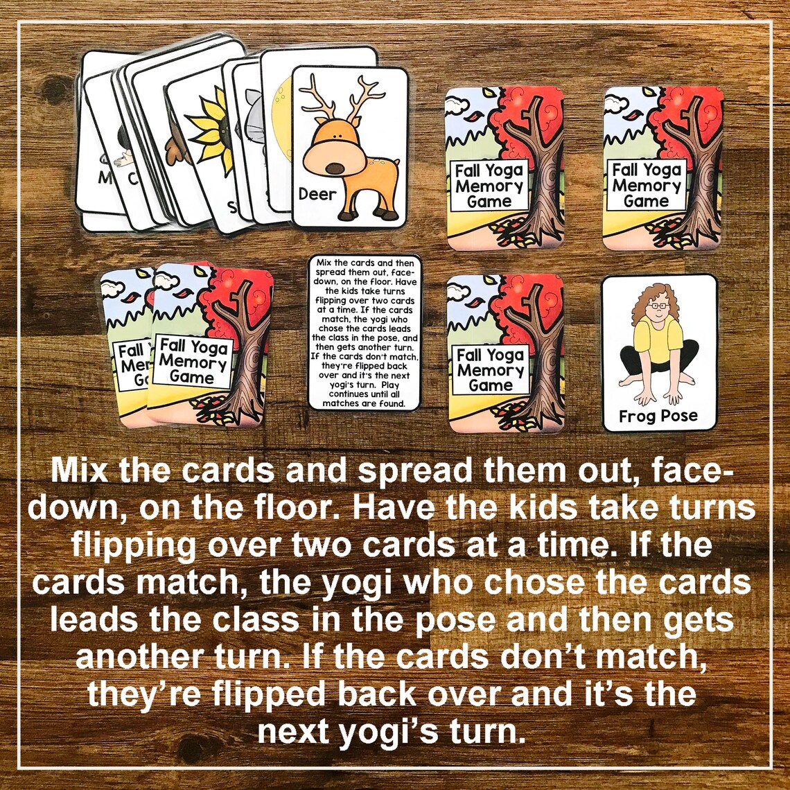 Fall Yoga Lesson Plan Kit Flap Books Mindfulness Kids Yoga - Etsy