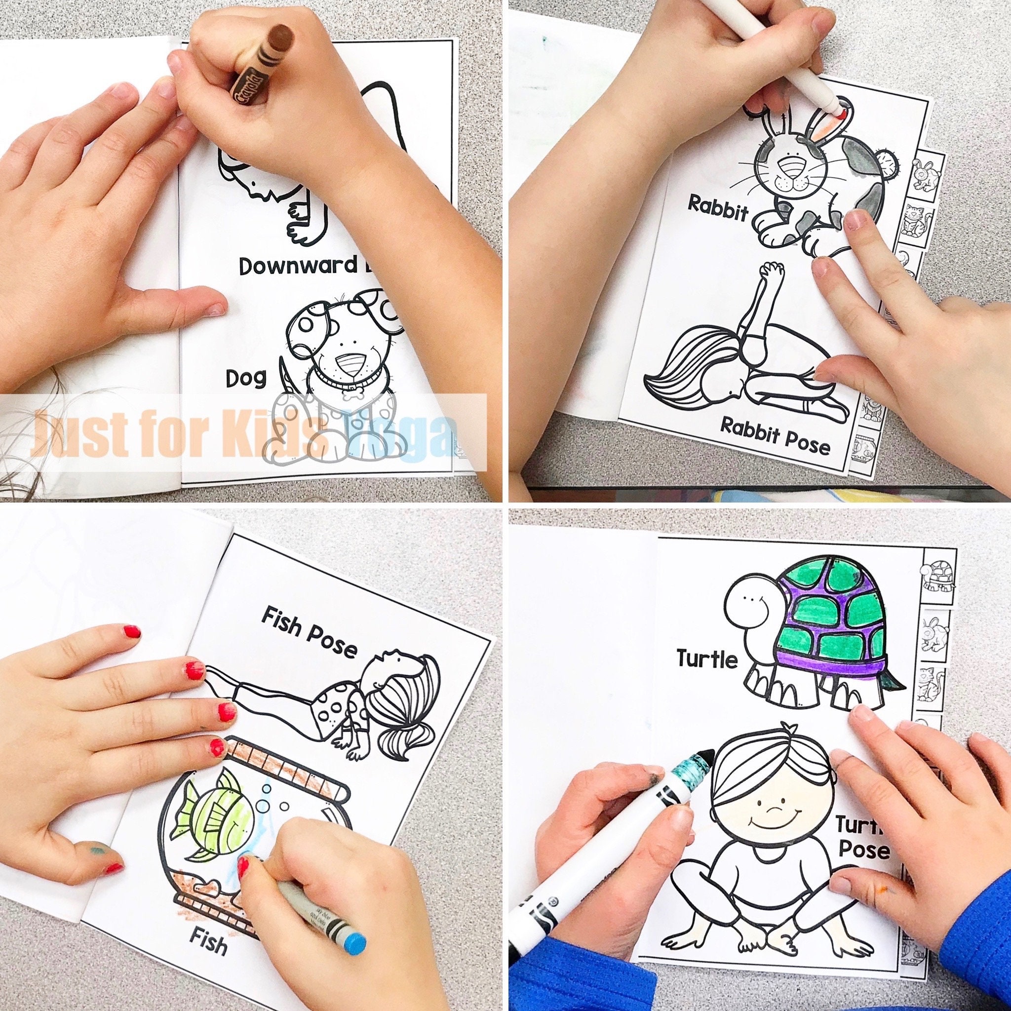 Pet Yoga Lesson Plan Kit Animal Yoga Pets Mindfulness Kids - Etsy