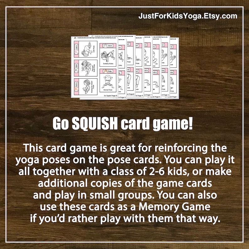 Squishies Yoga Lesson Plan Kit, Yoga Game, Mindfulness, Kids Yoga Class ...
