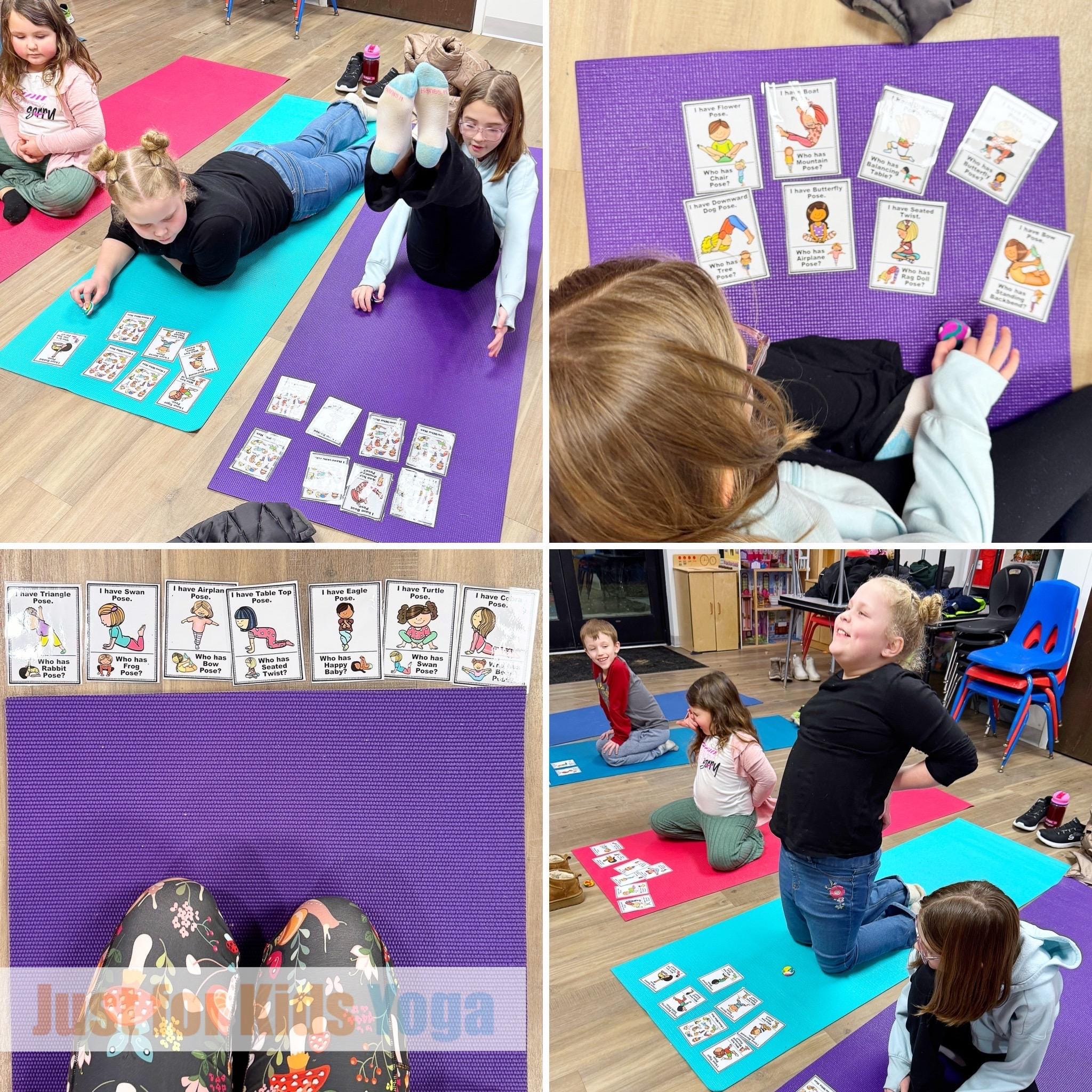 I Have/who Has Interactive Yoga Game, Group Game, Yoga Pose Cards ...