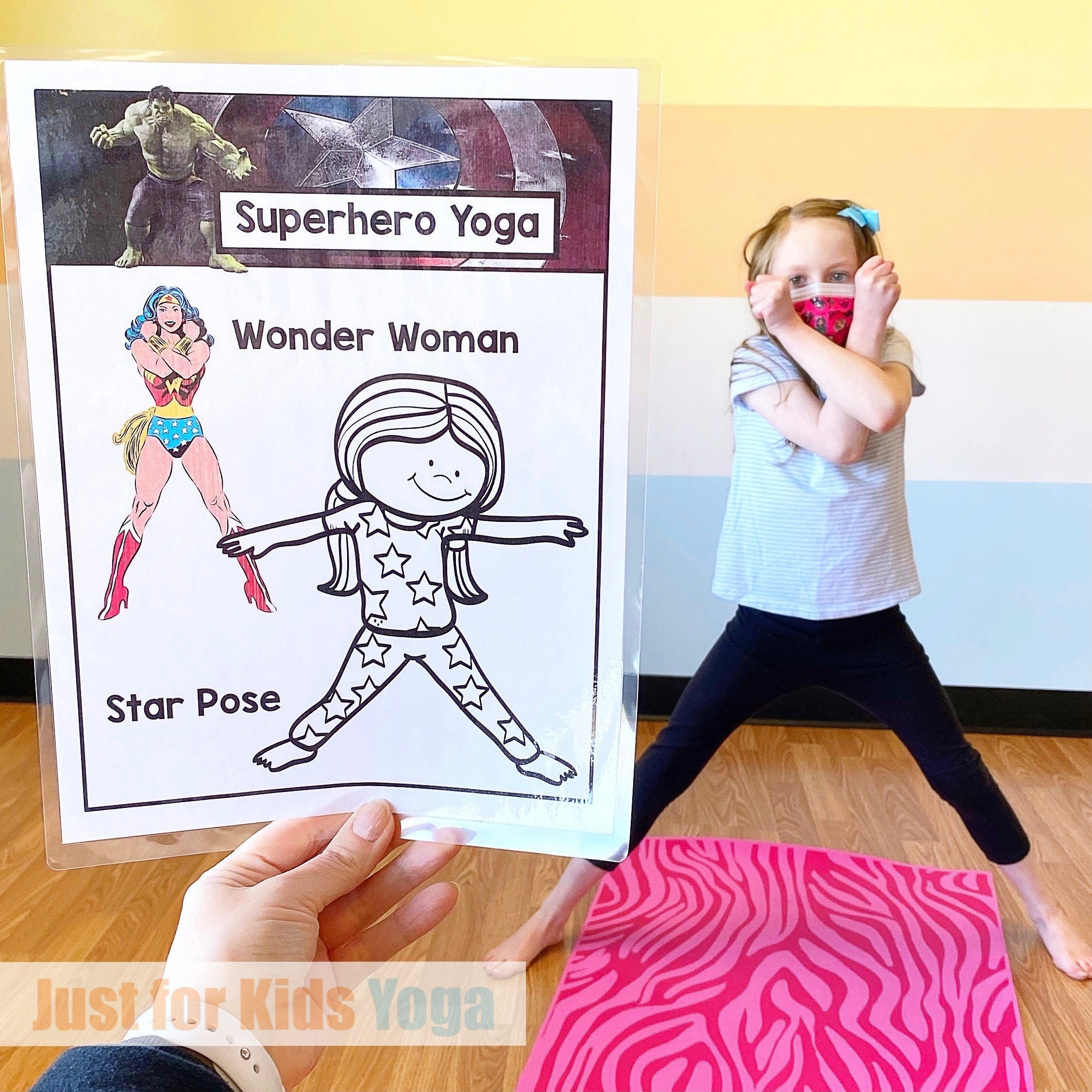 Superhero Yoga Lesson Plan Kit Adventure Story Mindfulness - Etsy