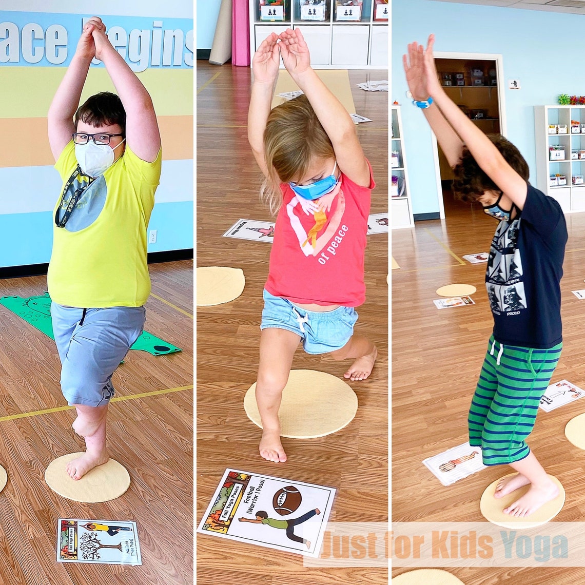 Fall Yoga Lesson Plan Kit, Flap Books, Mindfulness, Kids Yoga Class ...