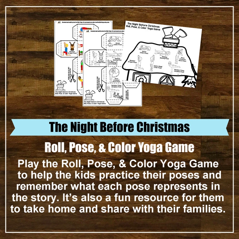 Night Before Christmas Kids Yoga Lesson Plan, Christmas, Story Time ...