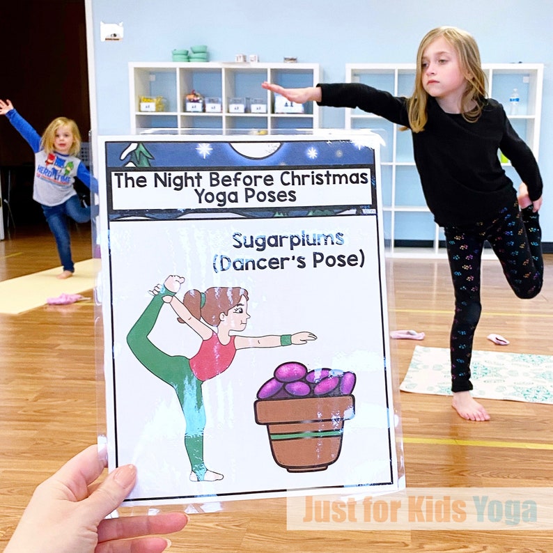 Night Before Christmas Kids Yoga Lesson Plan, Christmas, Story Time ...