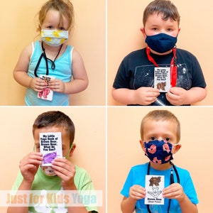 Brown Bear Yoga Lesson Plan, Cube Game, Mini Book, Mindfulness, Kids ...