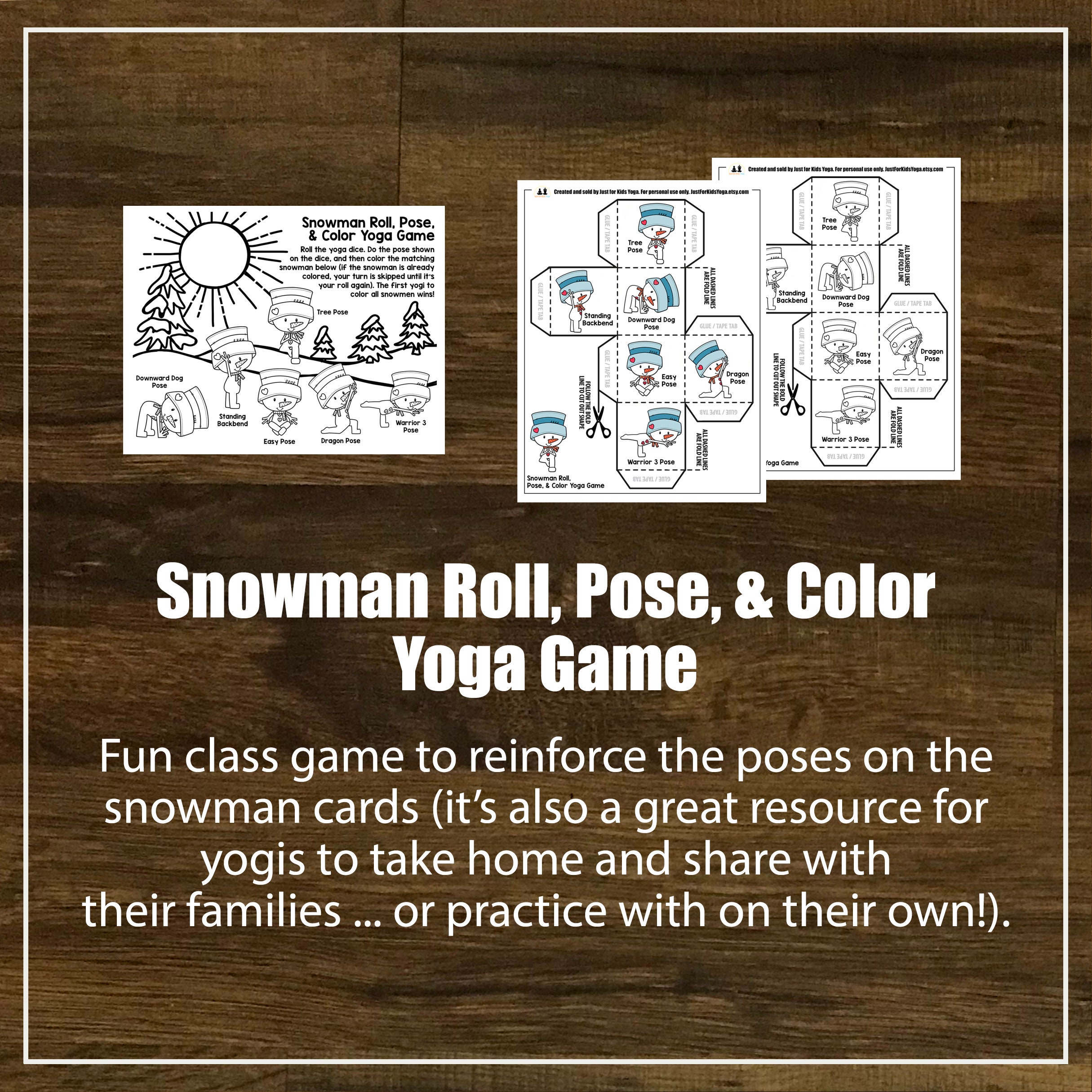 Snowman Kids Yoga Lesson Plan, Mindfulness, Kids Yoga Class, Homeschool ...