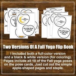 Fall Yoga Lesson Plan Kit, Flap Books, Mindfulness, Kids Yoga Class ...
