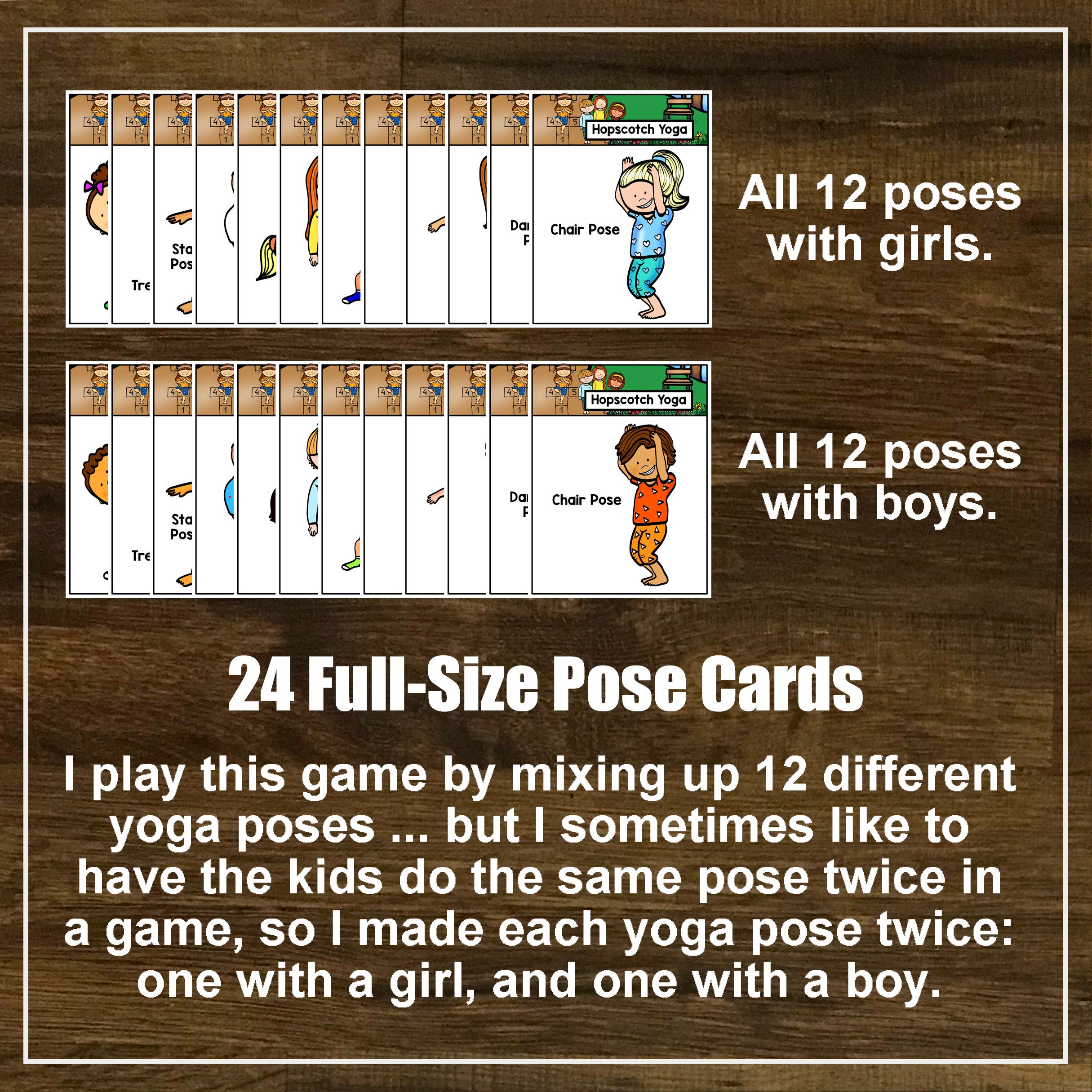 Hopscotch Yoga Game, Yoga, Mindfulness, Kids Yoga Class, Physical ...