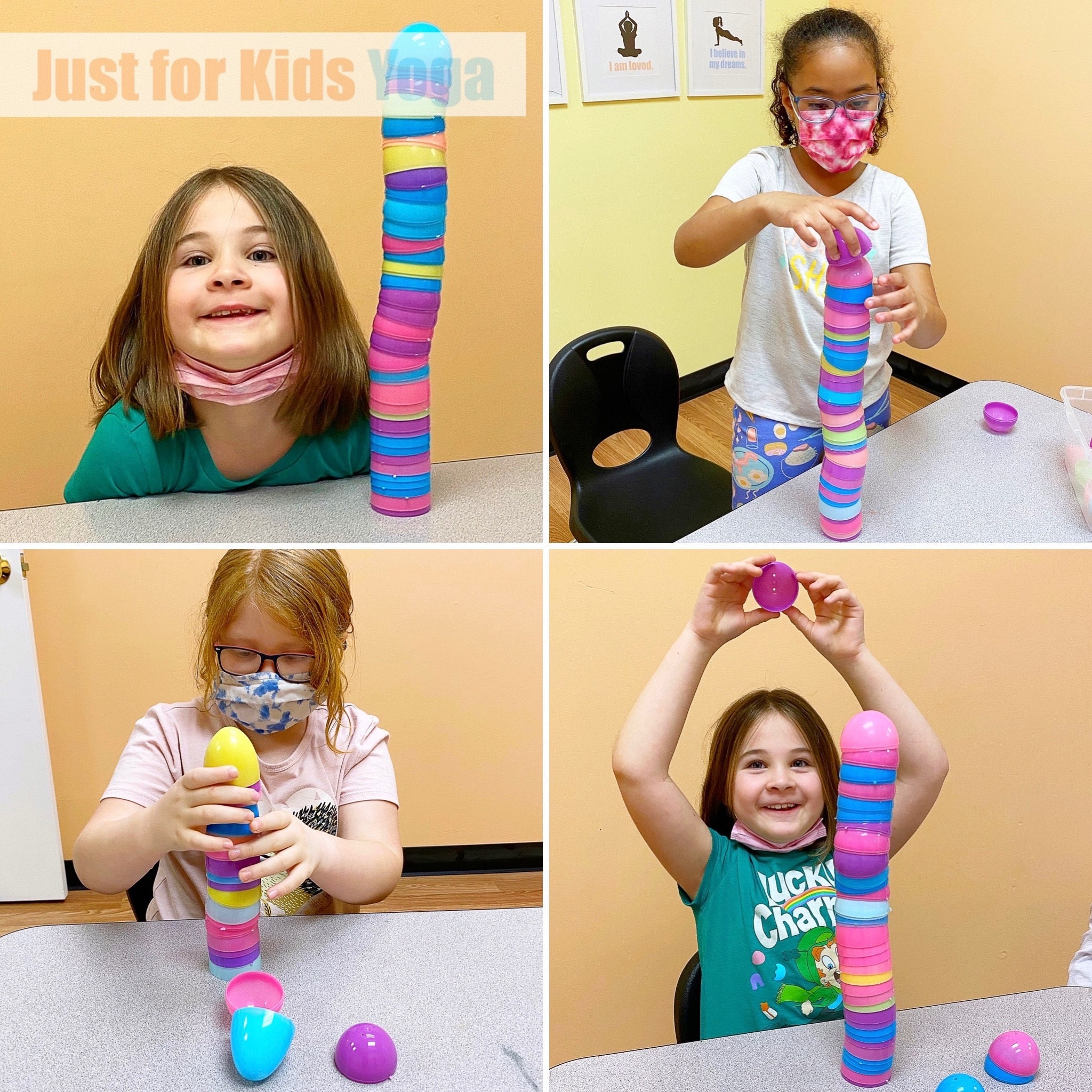 Set of Easter Egg Activity Cards, Task Cards, Yoga, Mindfulness, Kids ...