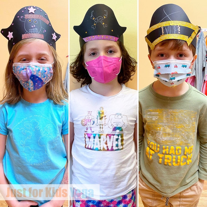 Pirate Yoga Lesson Plan Kit, Mindfulness, Kids Yoga Class, Homeschool ...