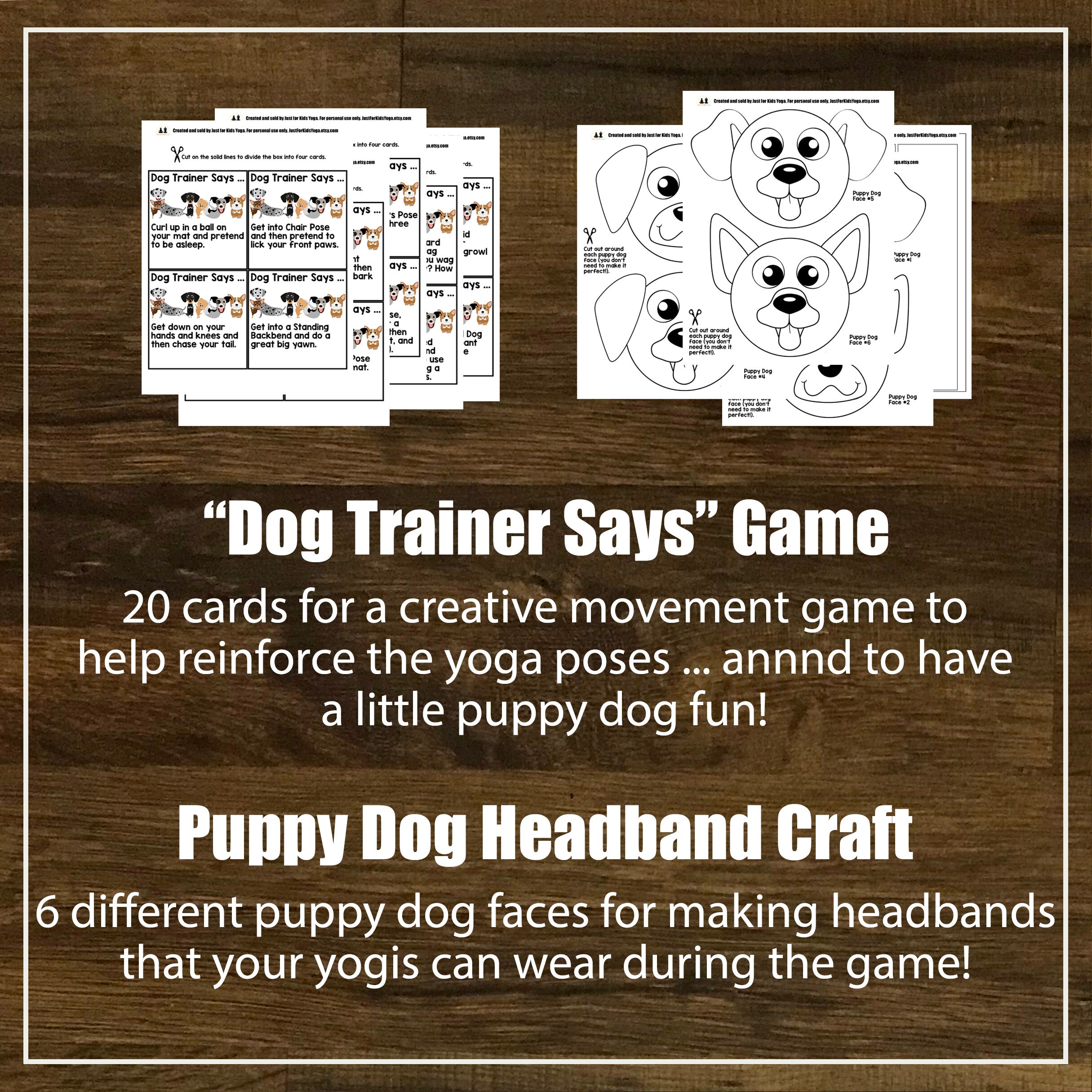 Puppy Dog Yoga Lesson Plan Kit, Animal Yoga, Pets, Mindfulness, Kids ...