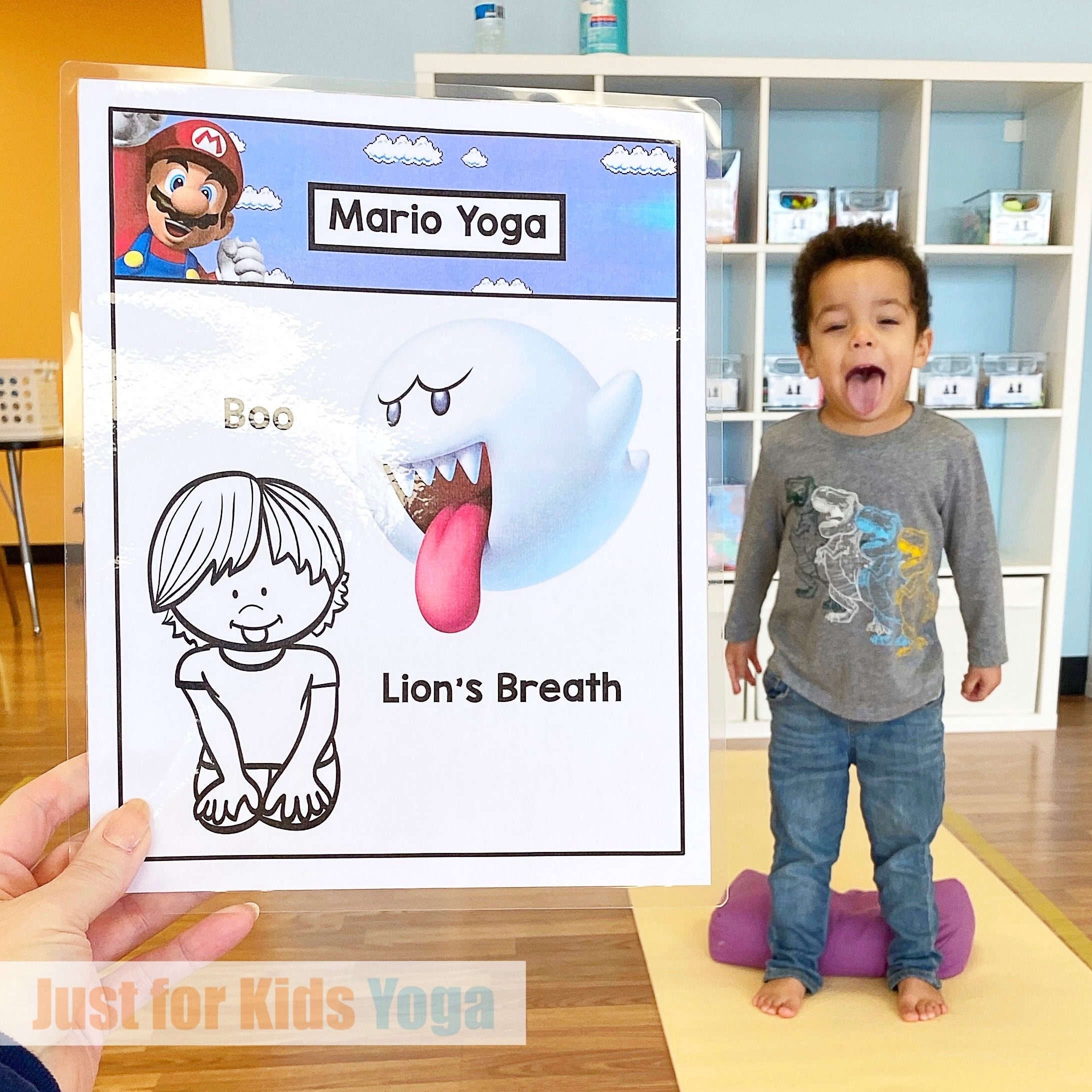 Mario Yoga Lesson Plan Kit, Mindfulness, Kids Yoga Class, Yoga Game ...