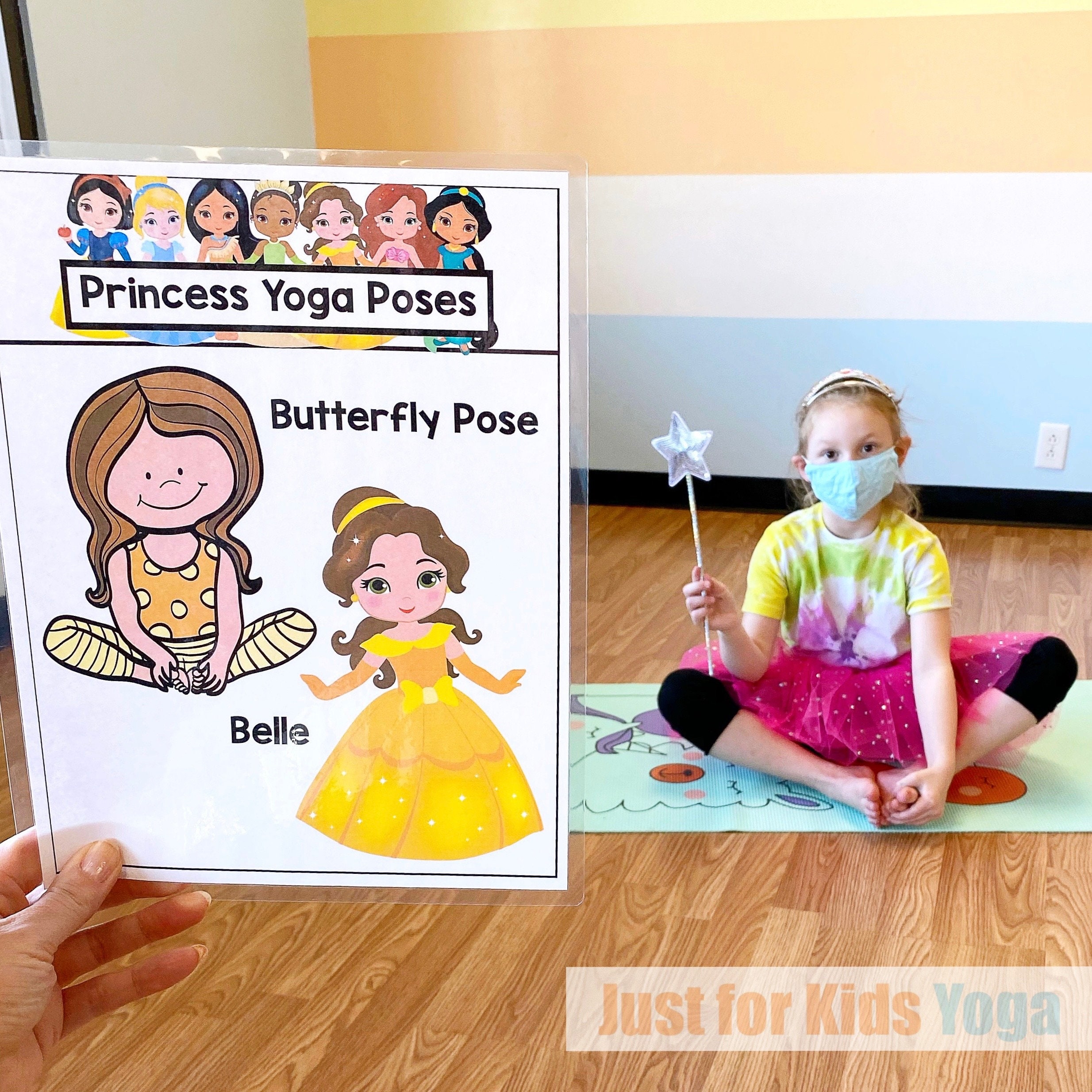 Princess Yoga Lesson Plan Kit, Yoga Game, Mindfulness, Kids Yoga Class ...