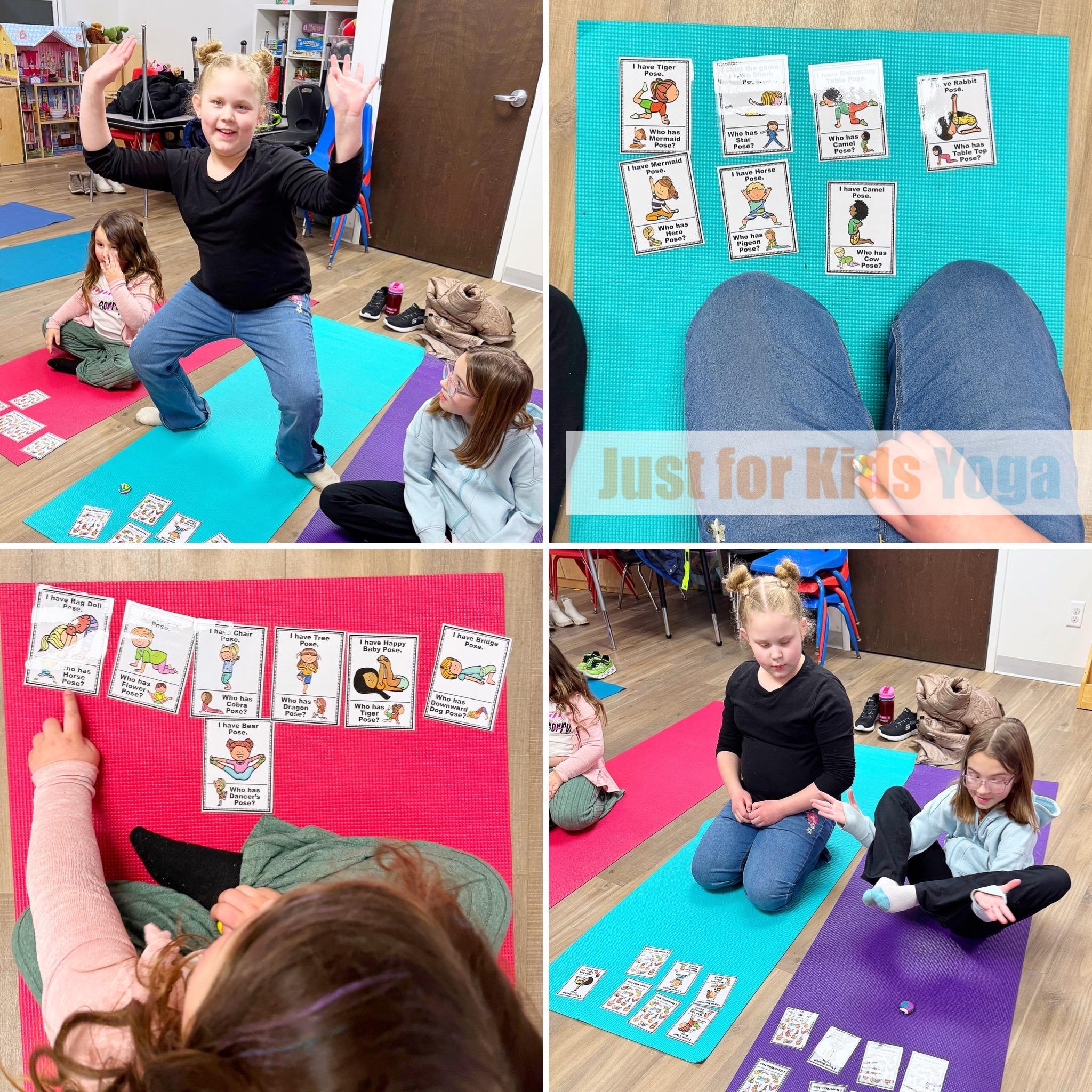 I Have/who Has Interactive Yoga Game, Group Game, Yoga Pose Cards ...