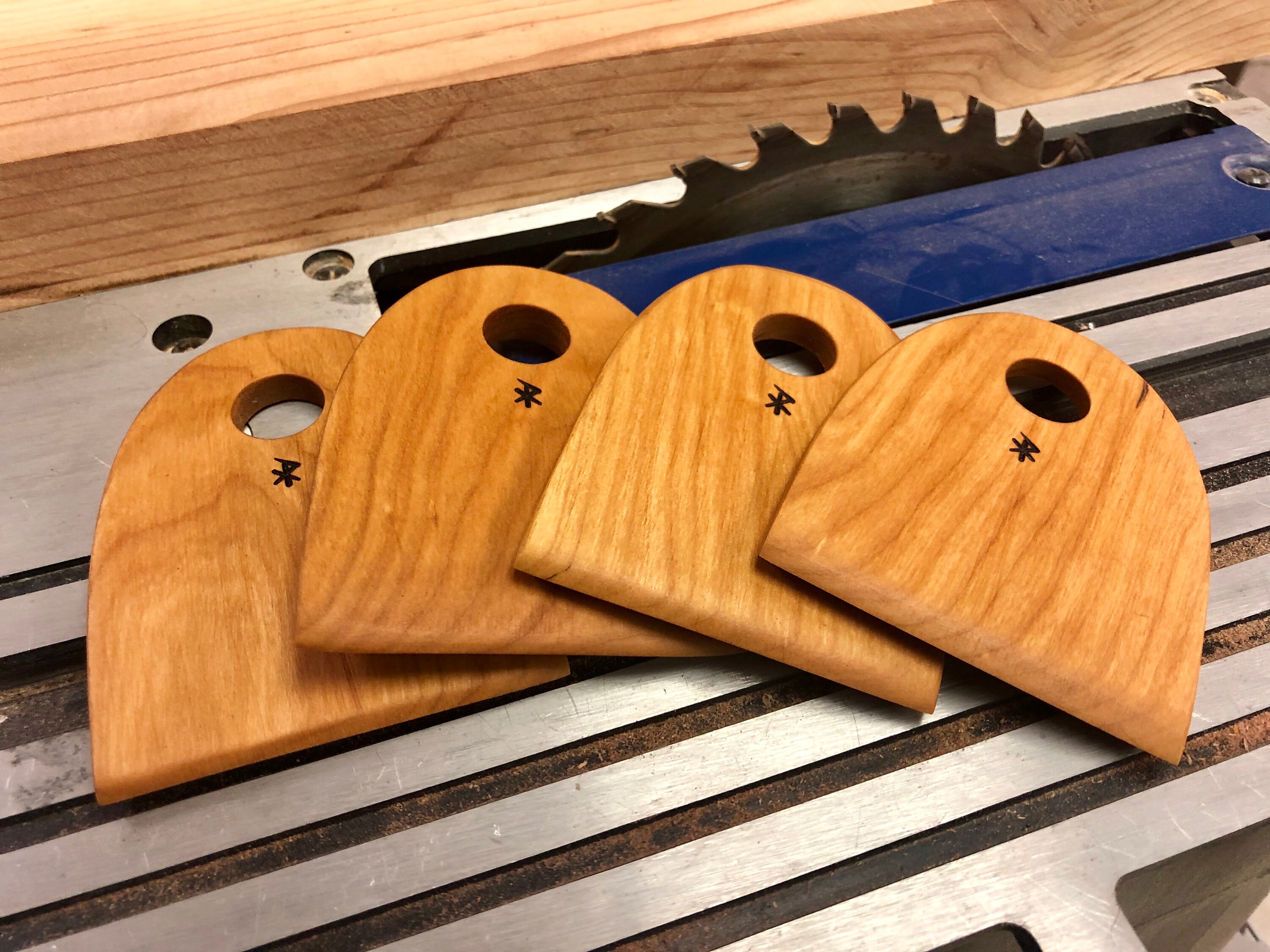 Cherry Wood Pot Scraper - Etsy