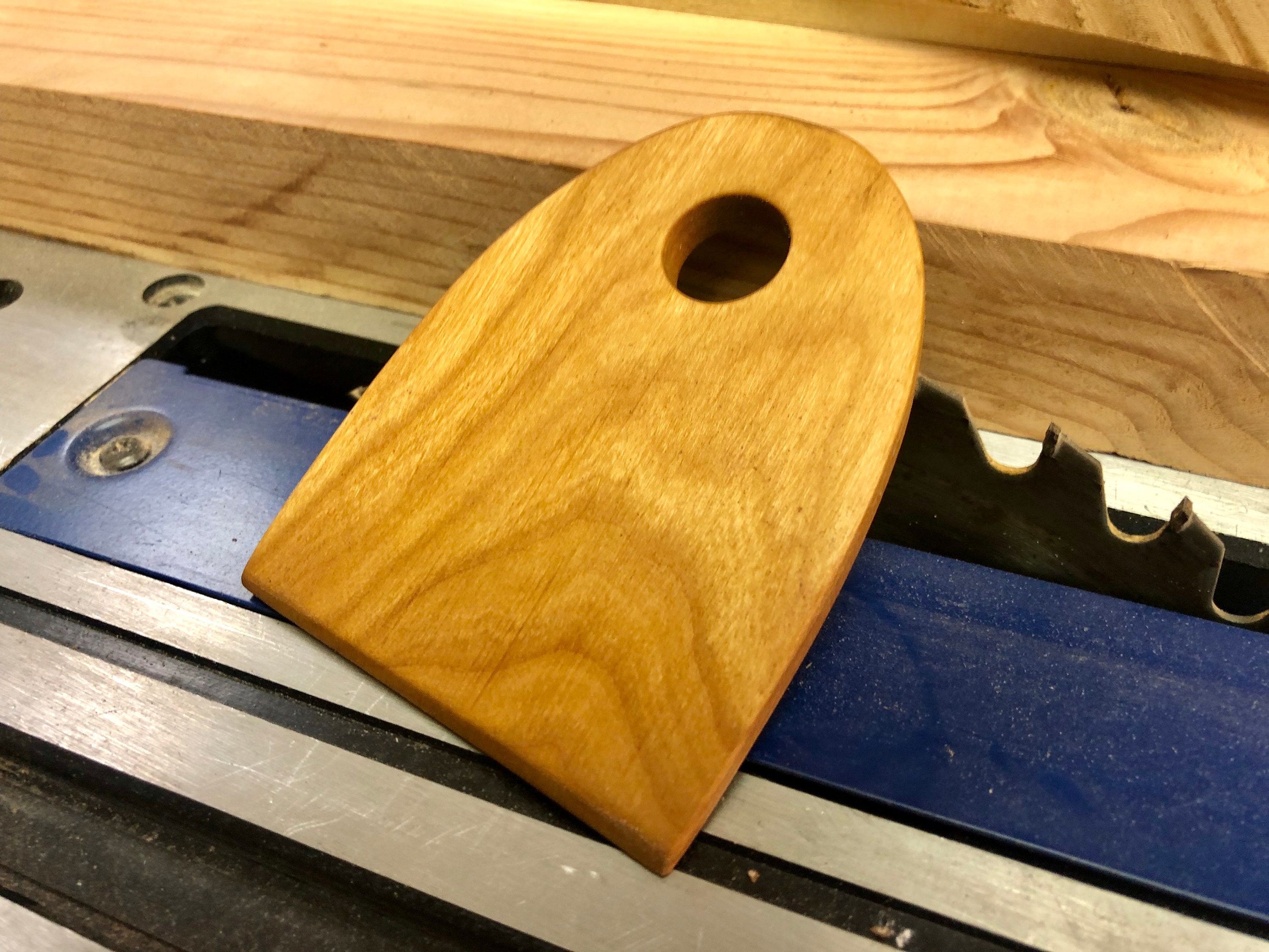 Cherry Wood Pot Scraper - Etsy