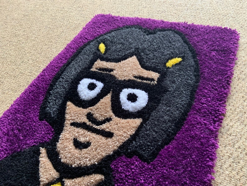 Tina Belcher Emo Rug Bobs Burgers Fanart - Etsy