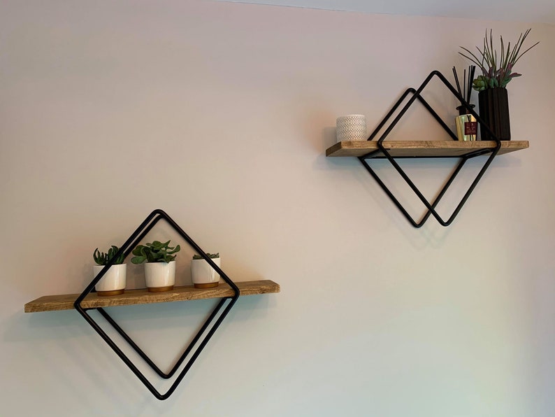 Custom Mini Diamond Shelf SINGLE Diamond Shelf Geometric - Etsy UK