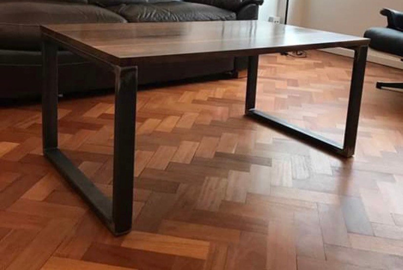 Square Handmade Industrial Style Table Legs | Etsy