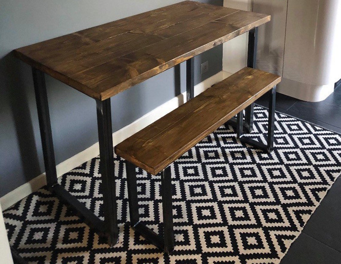 Square Handmade Industrial Style Table Legs | Etsy