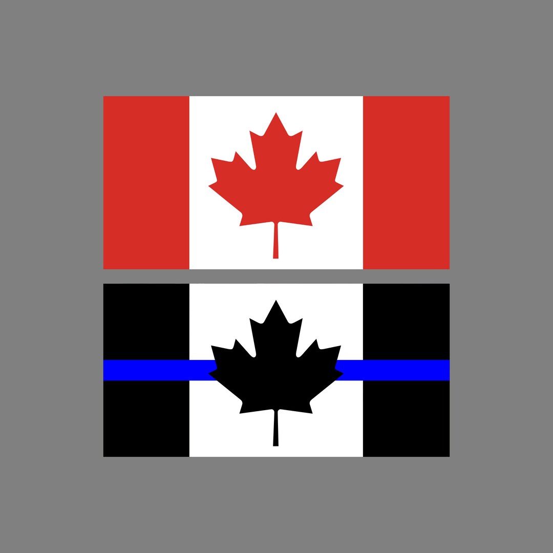 Canada Blue Line 2x Sticker Pack - Etsy Canada