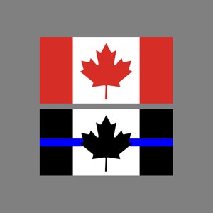 Canada Blue Line 2x Sticker Pack - Etsy Canada