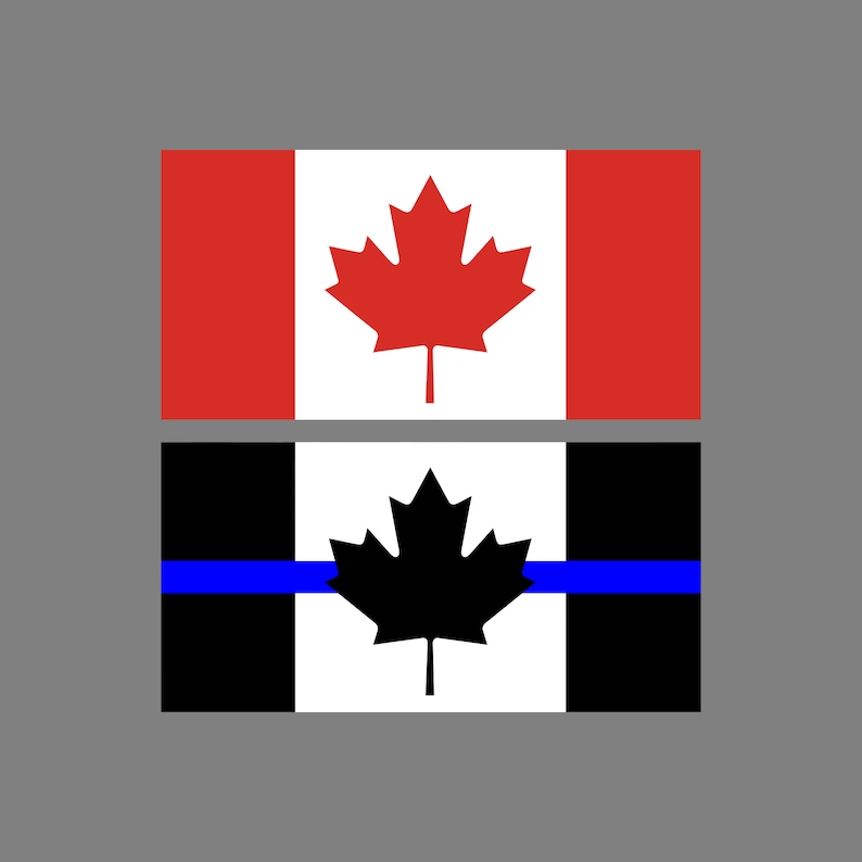 Canada Blue Line 2x Sticker Pack - Etsy Canada